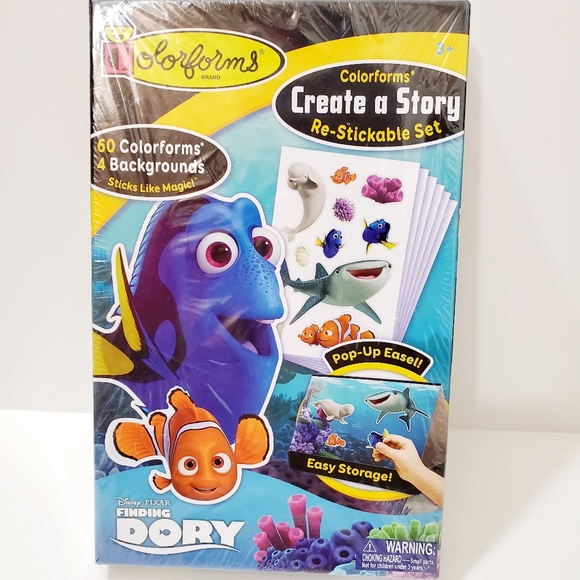 colorform | Toys | Colorforms Brand Finding Dory Big Wall Playset Toy ...